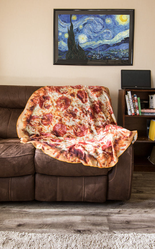 Realistic Pizza Throw - Novelty Blanket – Calhoun Store